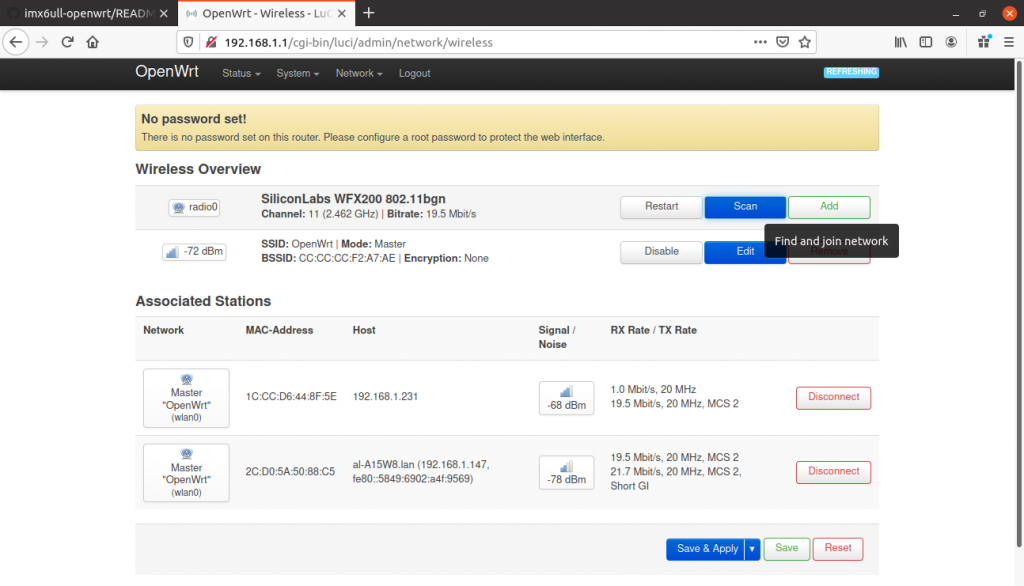 OpenWrt configuration. Users guide. Part 1. How to configure wifi in ...