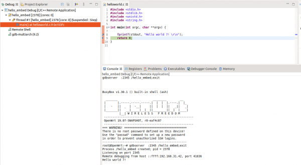 Embedded Linux Development And Remote Debugging Using Eclipse Ide