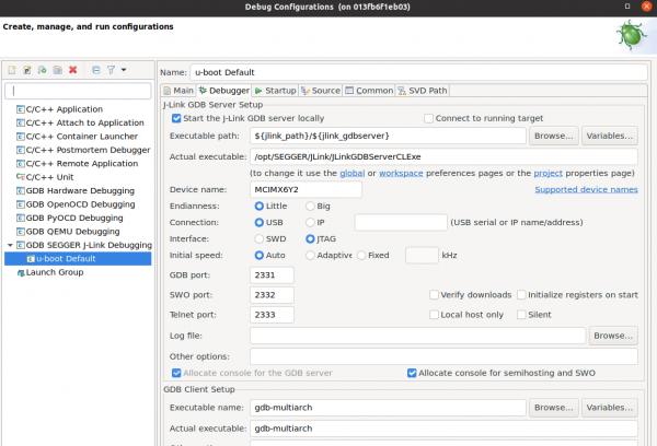 How to debug u-boot - NetSoM