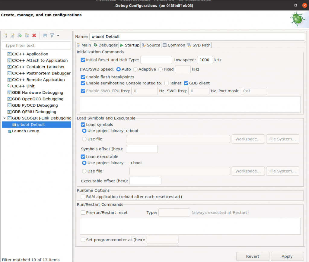 How to debug u-boot - NetSoM
