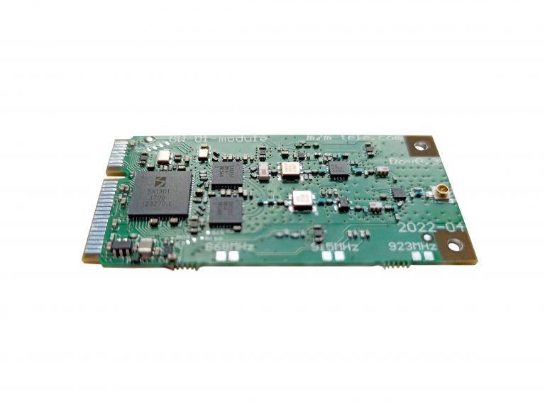 SX1301 LoRa concentrator module.